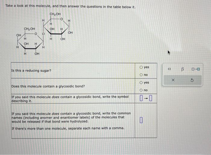 Solved Take a look at this molecule, and then answer the | Chegg.com