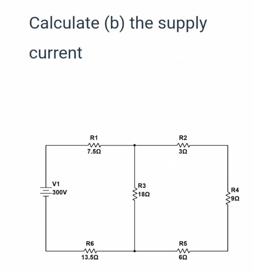 Solved Calculate (a) the total circuit resistance,the total | Chegg.com