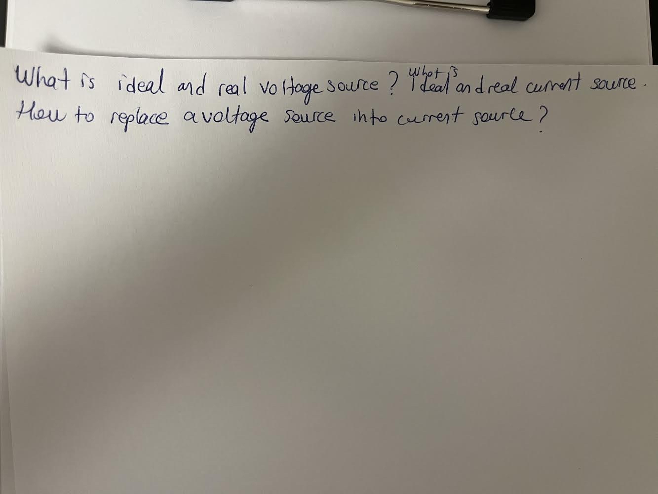 Solved What is ideal and real voltage source? What is an | Chegg.com