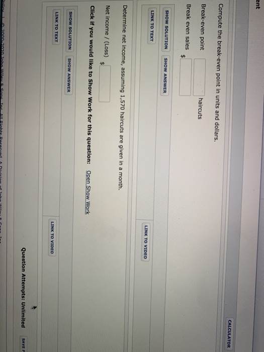 Solved Calculator Printer Version Back Next Problem 18 02a 2355