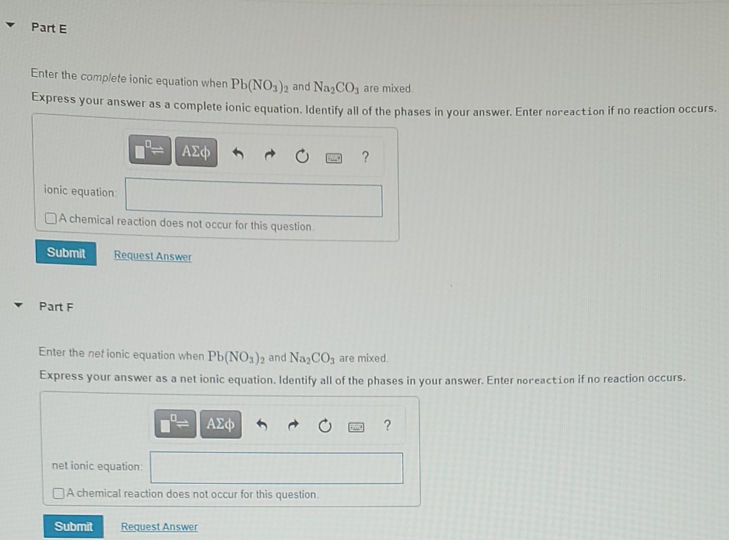 Solved Part A Enter the complete ionic equation when Na3PO4 | Chegg.com