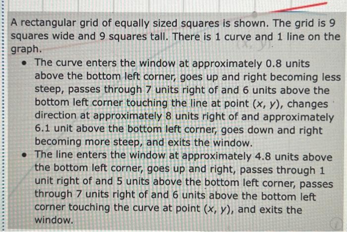 Solved A rectangular grid of equally sized squares is shown. | Chegg.com