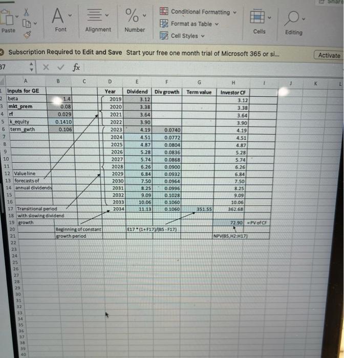 Calculate the intrinsic value of Rio Tinto in each of | Chegg.com