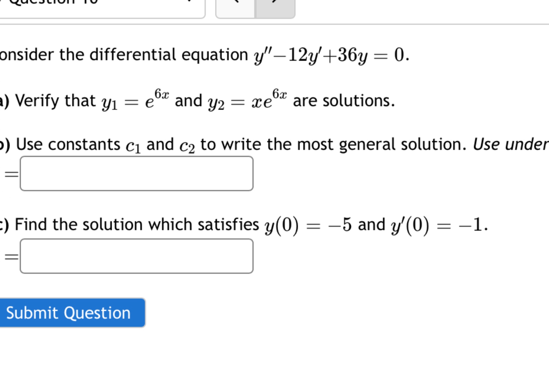 Solved onsider the differential equation | Chegg.com