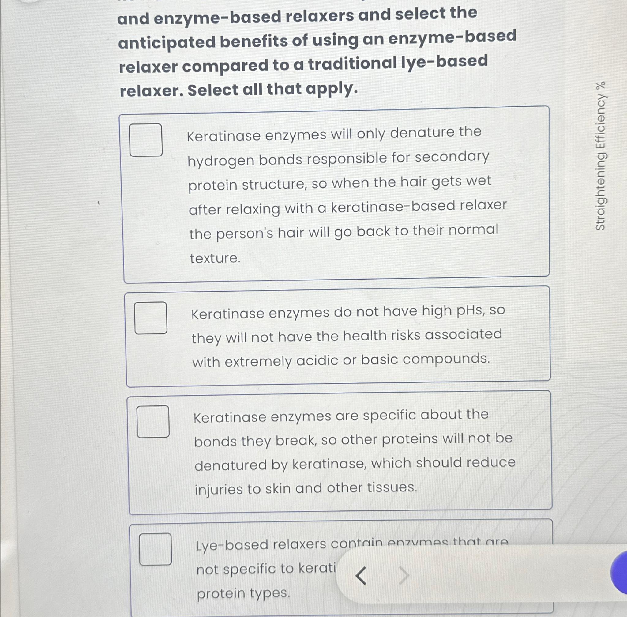 Solved and enzyme-based relaxers and select the anticipated | Chegg.com Solved and enzyme-based relaxers and select the anticipated | Chegg.com