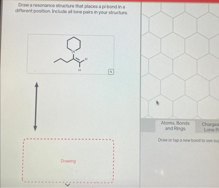 Solved Draw a resonance structure that places a pi bond in a | Chegg.com