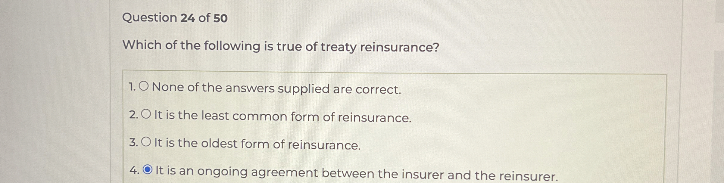 Solved Question 24 ﻿of 50Which of the following is true of | Chegg.com