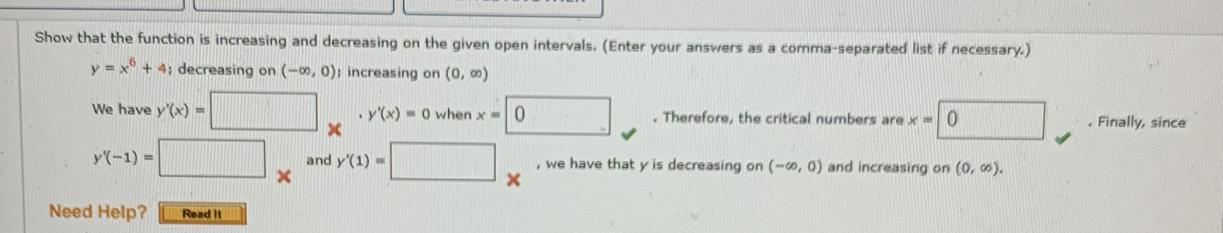 Solved Show that the function is increasing and decreasing | Chegg.com