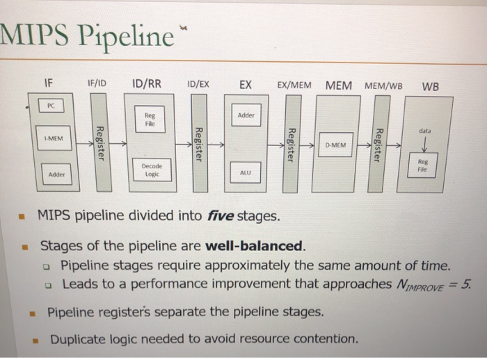 Solved 1. (20 points) You are given the following MIPS-like | Chegg.com