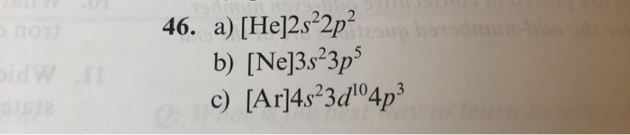 Solved Identify the elememts whose electron configurations | Chegg.com