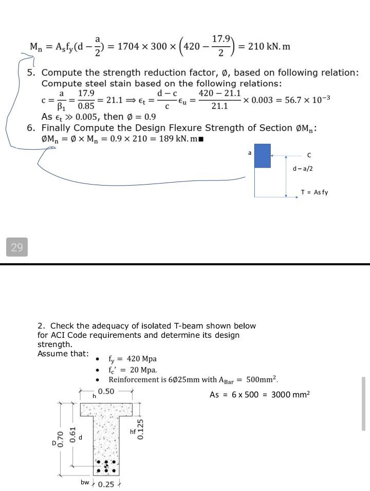 Solved Reinforcement Concrete Design using NSCP 2015 solve | Chegg.com