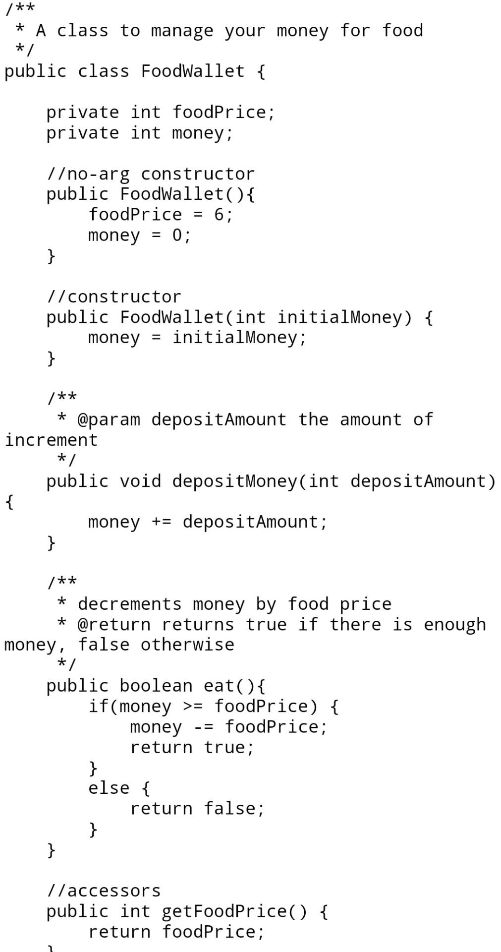 Solved Important Class And Public Method Names Must Be 