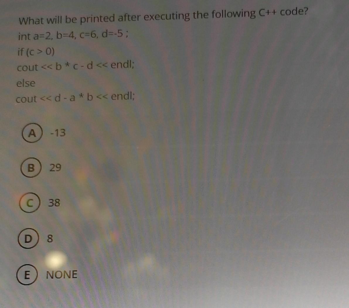 Solved Write A C Program That Defines An Integer Array Of