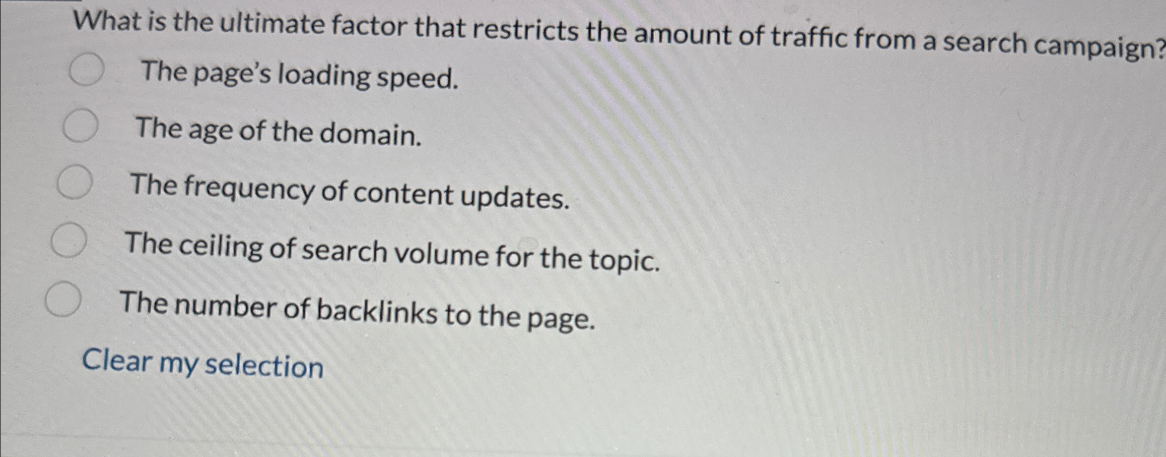 Solved What is the ultimate factor that restricts the amount | Chegg.com
