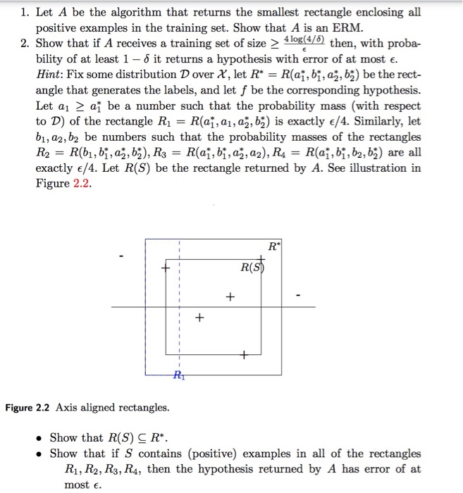 SDM 3. Axis aligned rectangles: An axis aligned | Chegg.com