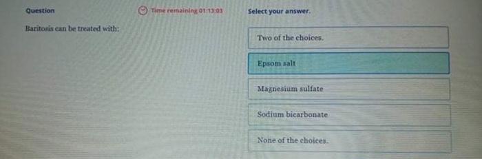 Solved Question Time remaining 13:03 Select your answer. | Chegg.com
