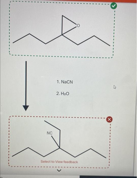 Solved Draw the products of the two step reaction sequence | Chegg.com