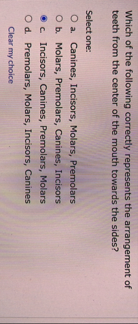 Solved Which of the following correctly represents the | Chegg.com