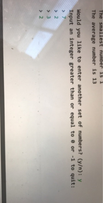 Solved Largest, Smallest, and Average Number • Requirements | Chegg.com