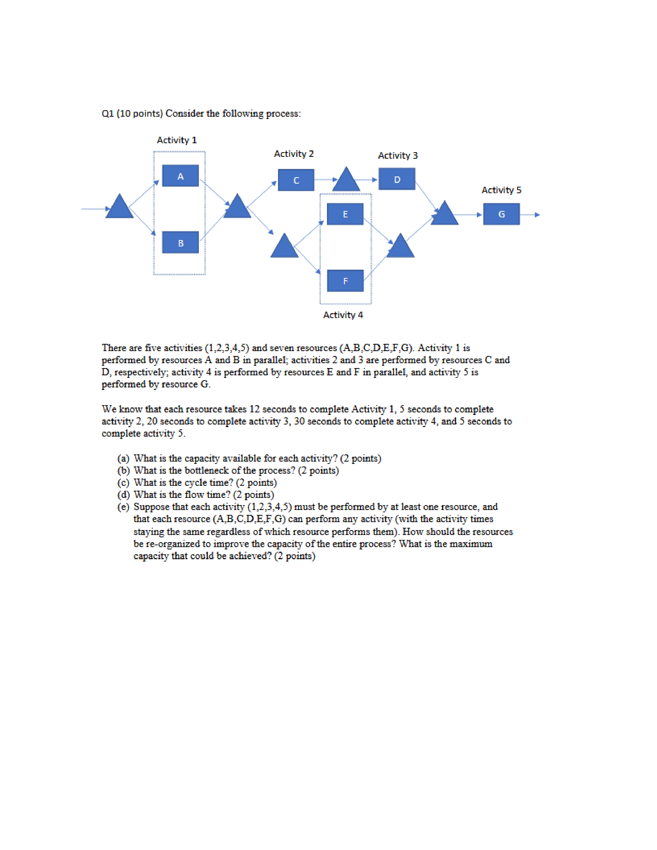 Solved Q1 (10 ﻿points) ﻿Consider the following process:There | Chegg.com