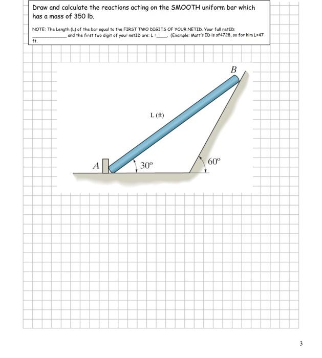 Solved Draw and calculate the reactions acting on the SMOOTH | Chegg.com
