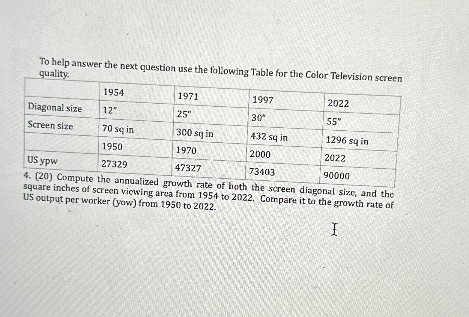 Solved To help answer the next question use the following | Chegg.com