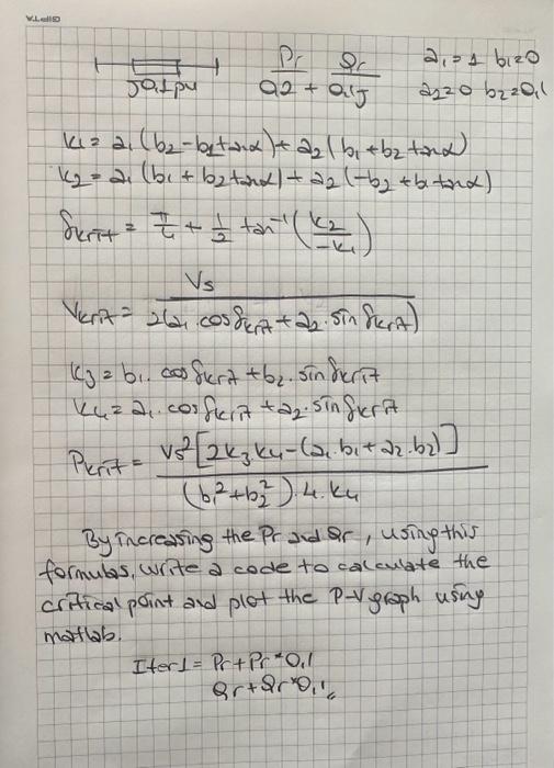 Solved Plot the p-V graph and find the critical point using | Chegg.com