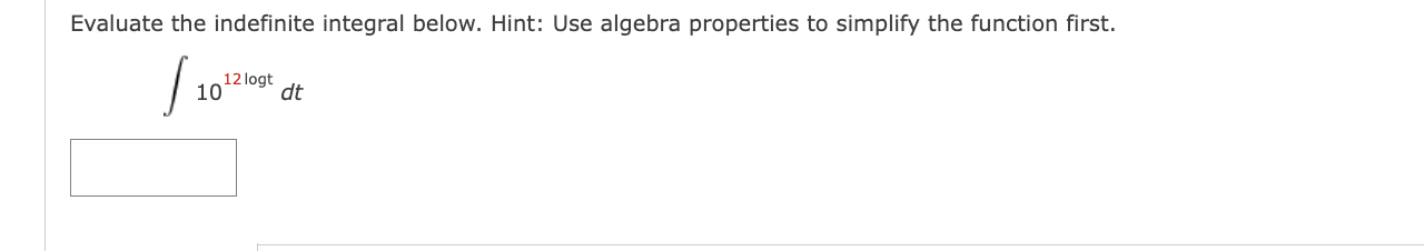 Solved Evaluate the indefinite integral below. Hint: Use | Chegg.com