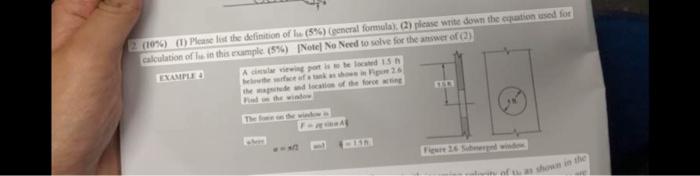 Solved 2(10%) (1) Please list the definition of ho (5%) | Chegg.com
