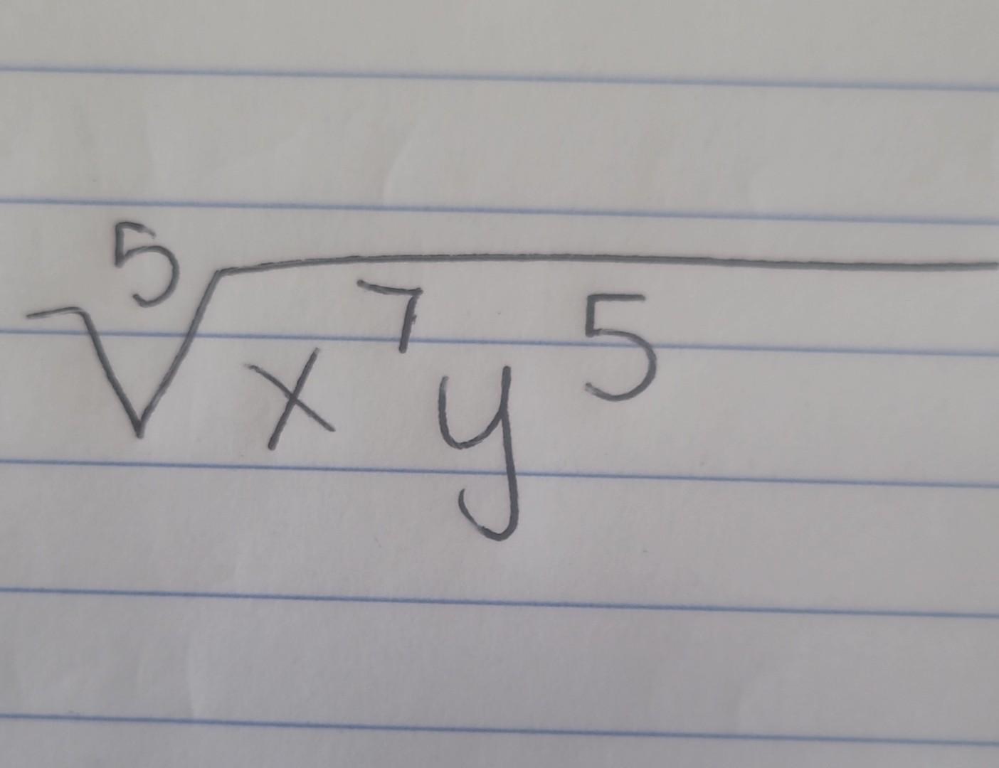 Solved 5x7y5 | Chegg.com