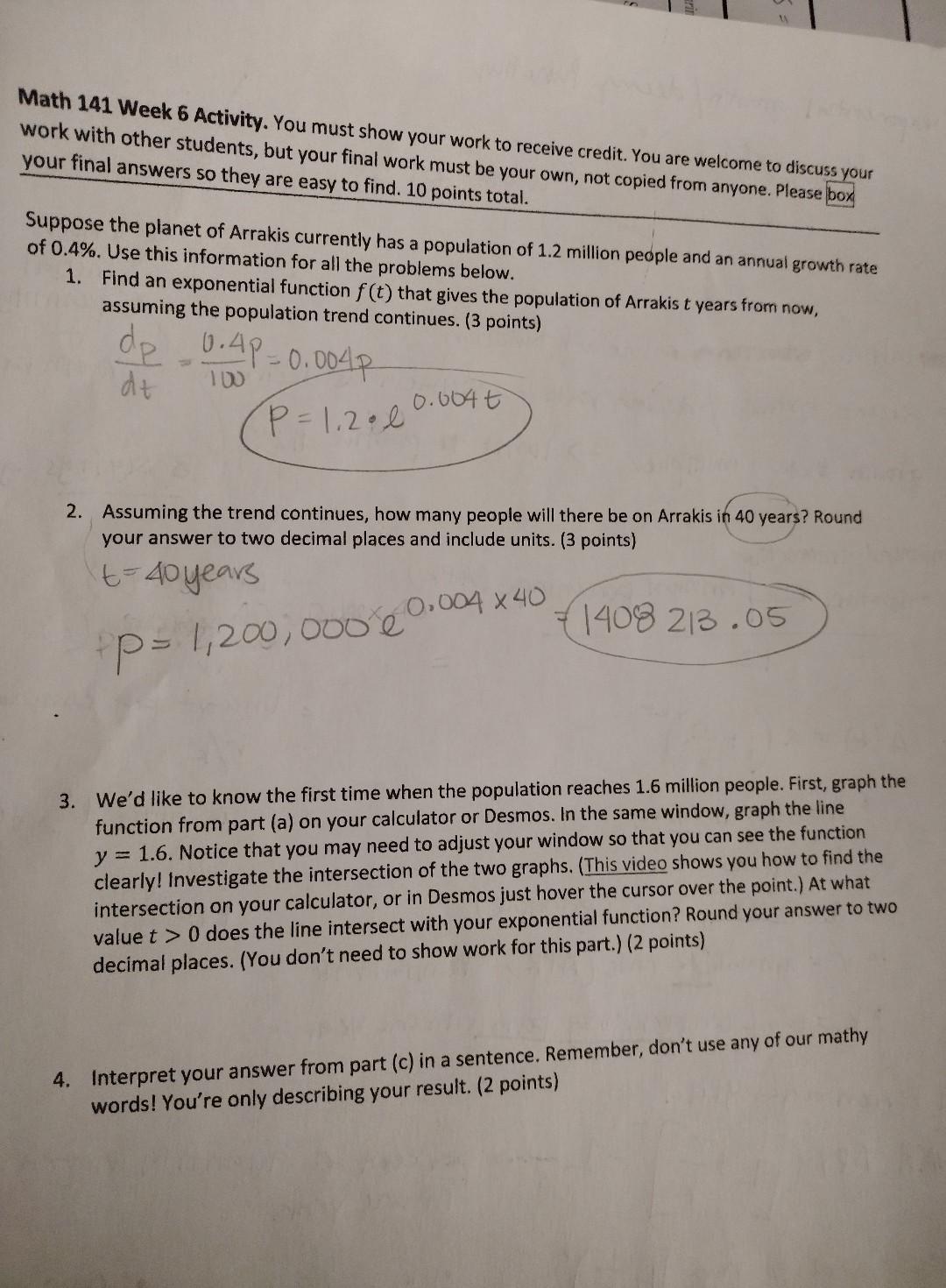 Solved did I go about the first two right and I'm a bit lost | Chegg.com