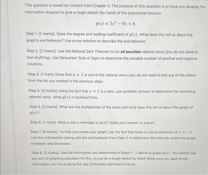 Solved This question is based on content from Chapter 5 . | Chegg.com