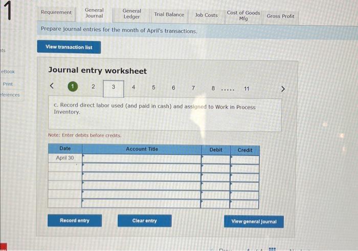 Solved Journal entry worksheetJournal entry worksheet h. | Chegg.com