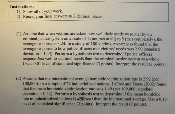 Solved I've been having trouble with Probability portion of | Chegg.com