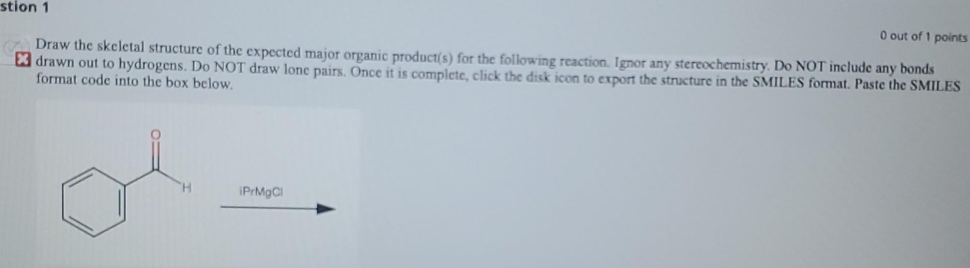 Solved Draw the skeletal structure of the expected major | Chegg.com