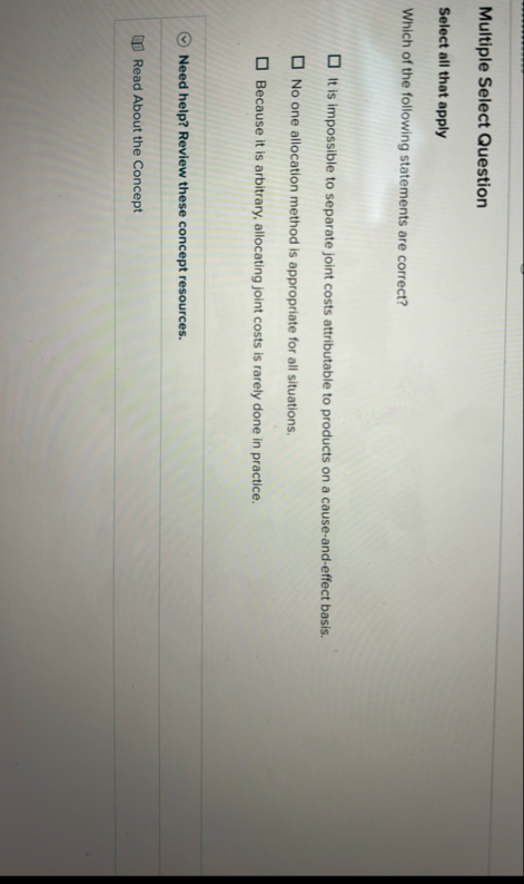 Solved Multiple Select QuestionSelect all that applyWhich of | Chegg.com