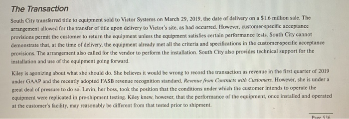 Solved Major Case 3 Kiley Nolan's Ethical Dilemma (a GVV | Chegg.com