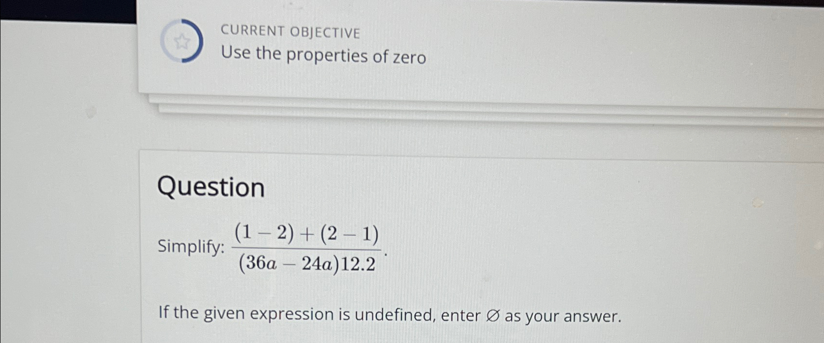 Solved CURRENT OBJECTIVEUse the properties of | Chegg.com