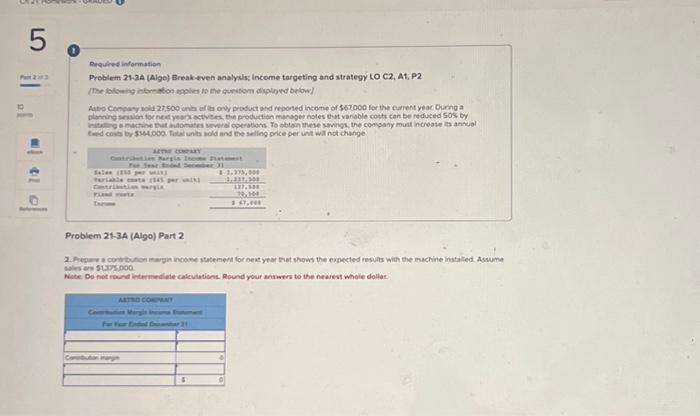 Solved 5 Part 2 of 3 10 points eBook Print References 0 | Chegg.com