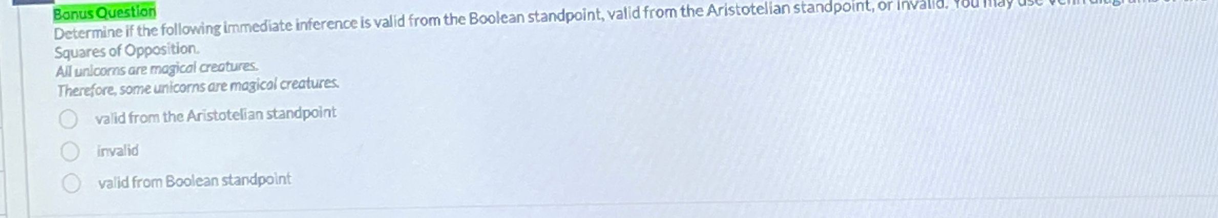 Solved Bonus QuestionDetermine if the following immediate | Chegg.com
