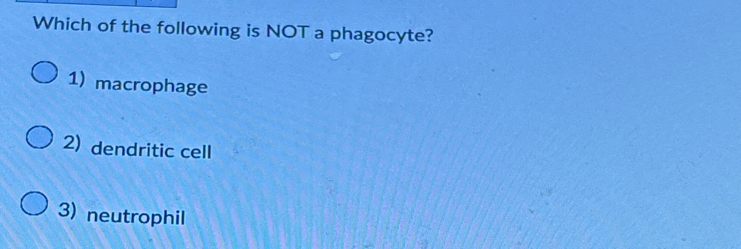 Solved Which of the following is NOT a | Chegg.com