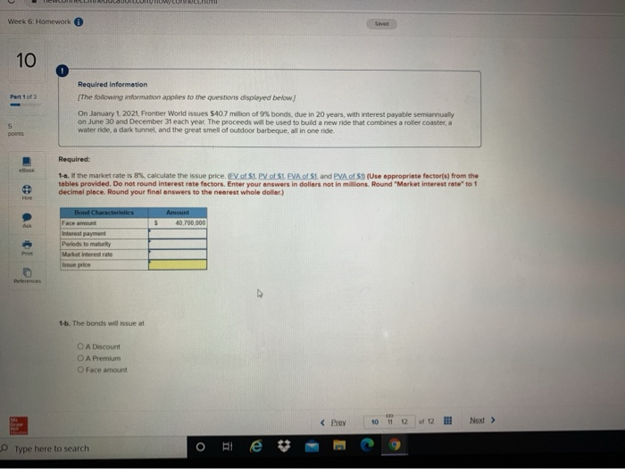 Solved . Week 6: Homework 10 Part 1 of 3 Required | Chegg.com