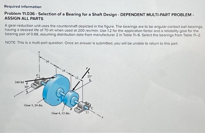 Solved Problem 11.036.b - Calculation of Basic Load Rating | Chegg.com