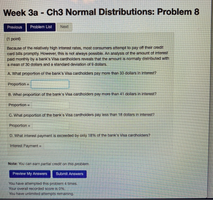 Solved Week 3a - Ch3 Normal Distributions: Problem 8 | Chegg.com