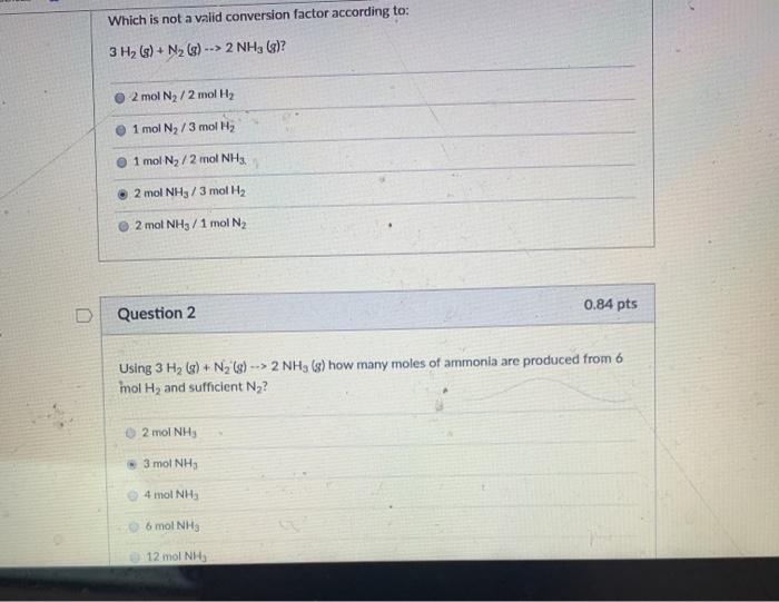 Solved Which is not a valid conversion factor according to: | Chegg.com