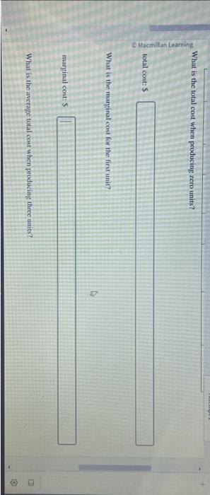Solved Use your knowledge of cost functions to calculate the | Chegg.com