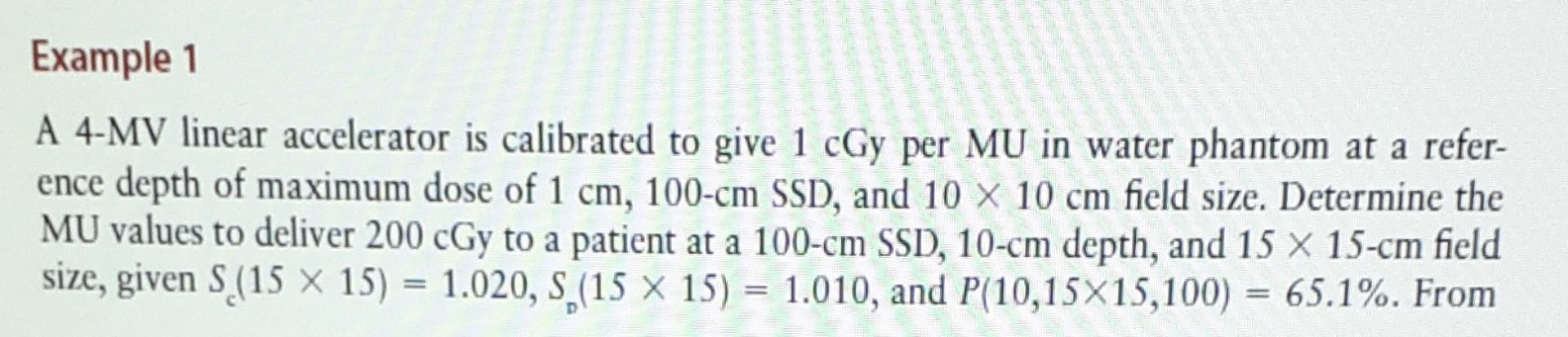 Solved This is for Radiation Sciences and is a calculation | Chegg.com