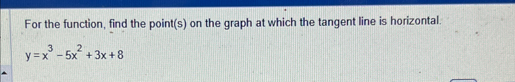 Solved For the function, find the point(s) ﻿on the graph at | Chegg.com