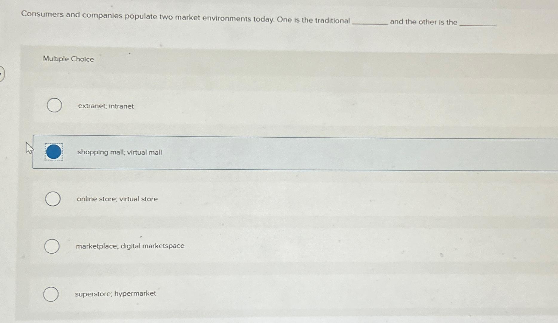 Solved Consumers and companies populate two market | Chegg.com