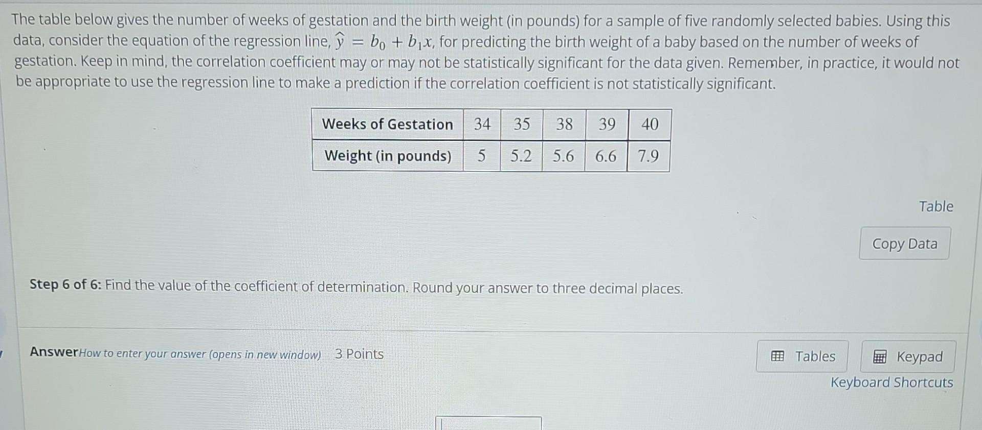 Solved The table below gives the number of weeks of | Chegg.com